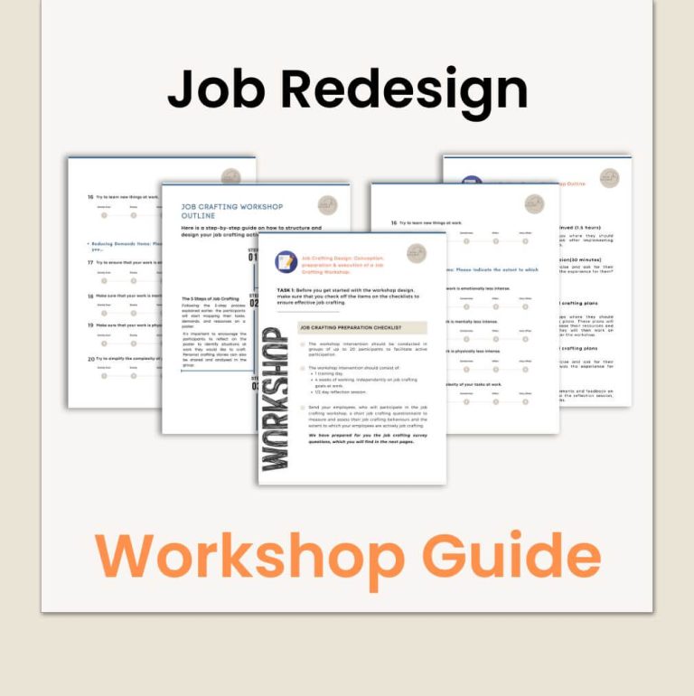 Job Redesign Workshop Guide - Work Unlocked