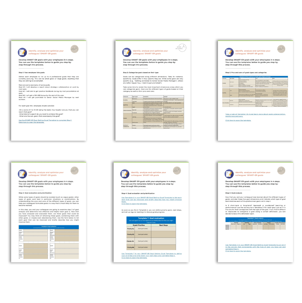 Ready-Made Employee Goal Setting Templates - Work Unlocked